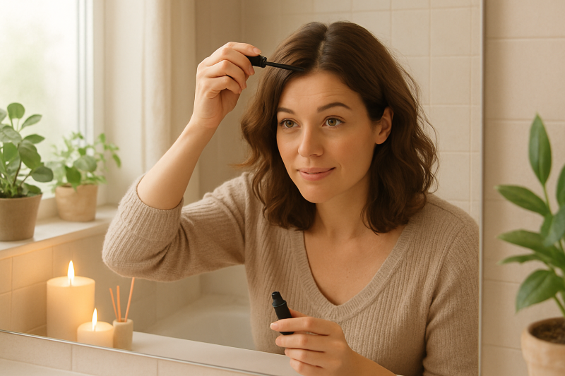Mascara dans les cheveux : L’astuce express pour cacher ses racines
